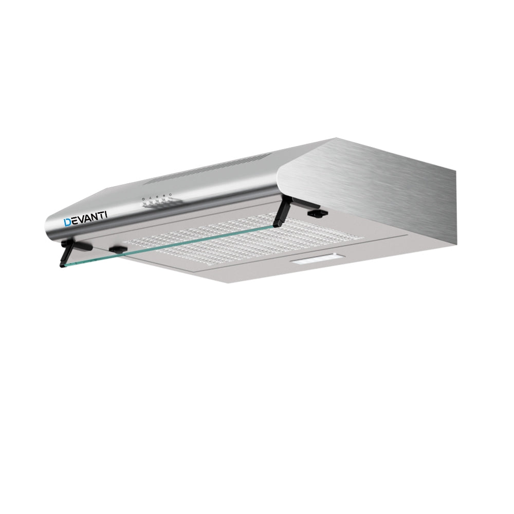 Devanti 60cm Range Hood with LED Light - Stainless Steel – Kitchen Alliance